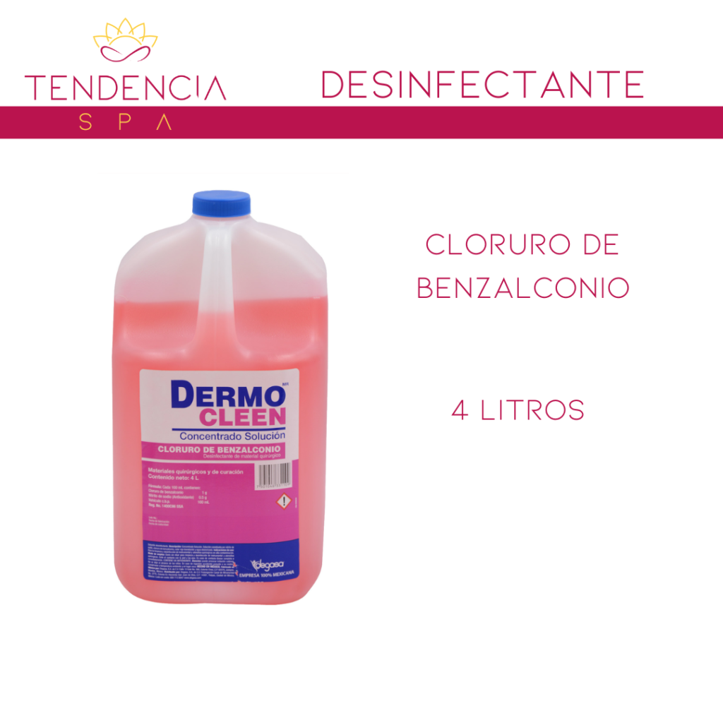 Cloruro de Benzalconio Concentrado - 4 Litros - TENDENCIA SPA